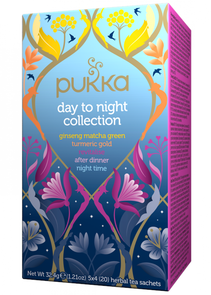 PUKKA DAY TO NIGHT COLLECTION ORGANIC TEA - CABAZES BIOLÓGICOS