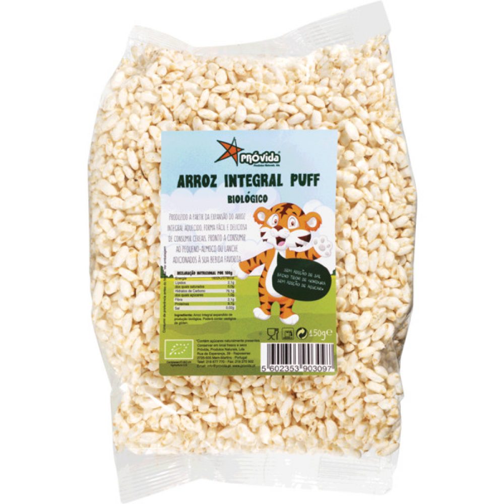 ARROZ INTEGRAL PUFF BIO 150GRS PROVIDA - BIOCABAZ - CABAZES BIOLÓGICOS